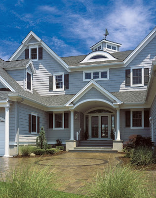 Chic Couture Decor: Vinyl Cedar Shake Impression Siding